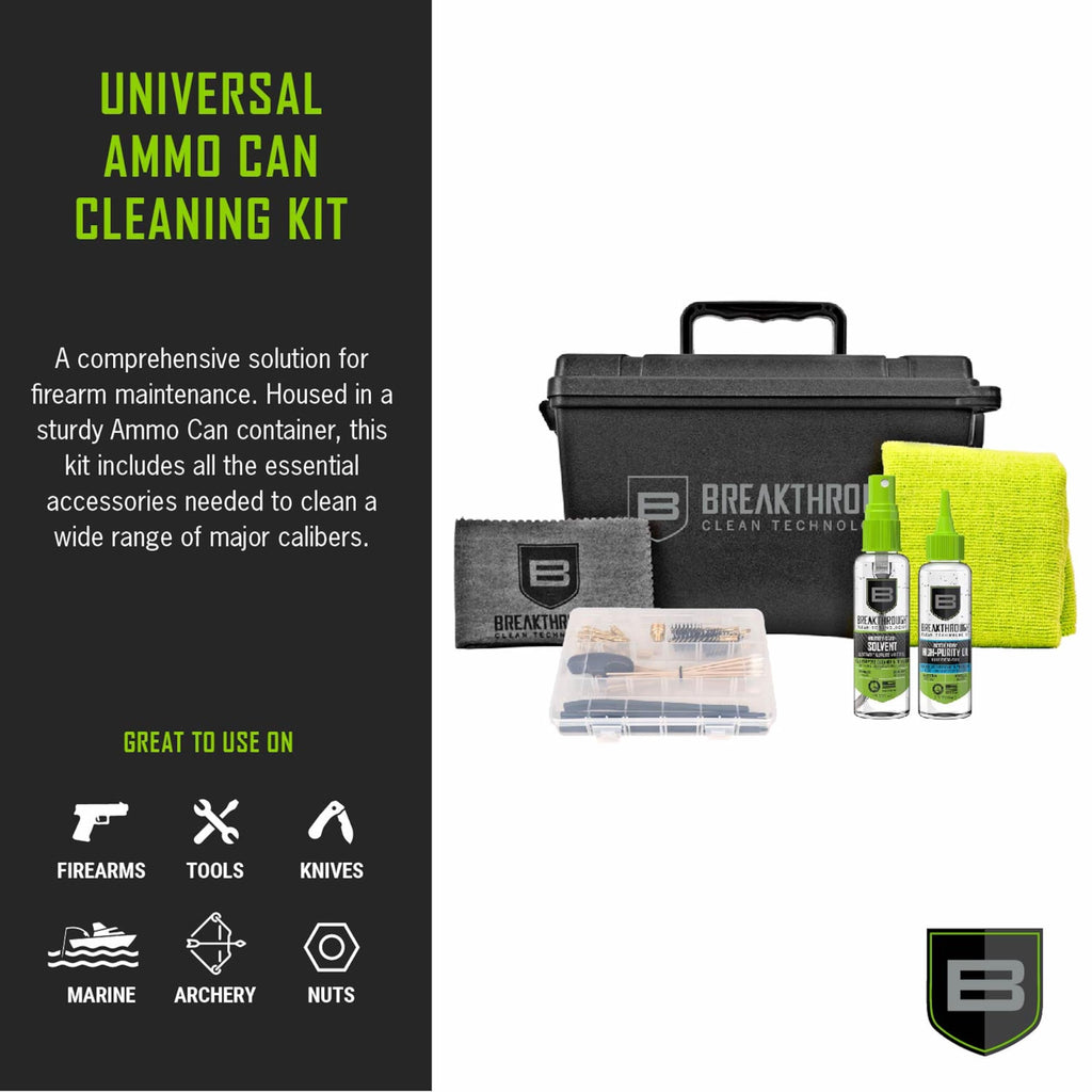 Breakthrough Clean Technologies® Universal Ammo Can Cleaning Kit ...