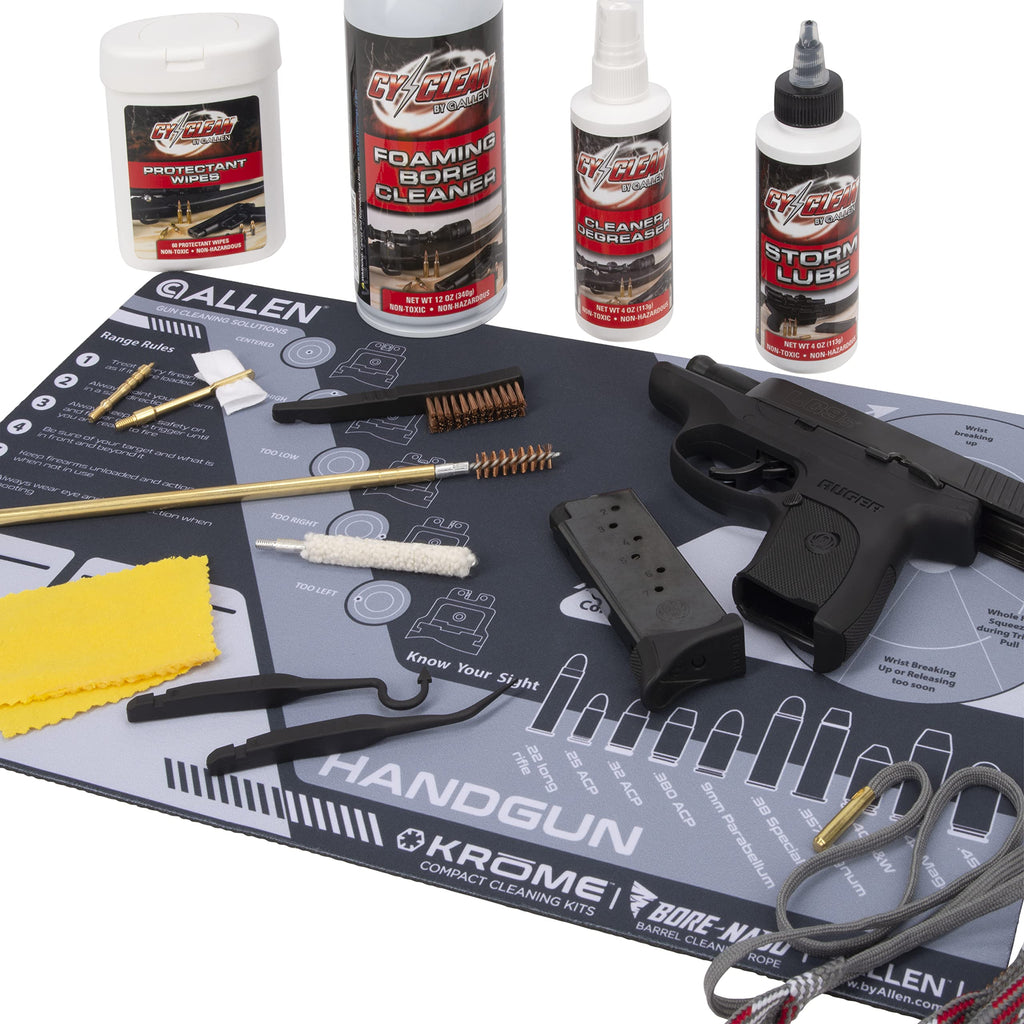 Allen Company Krome™ Handgun Shooting Range & Cleaning Mat - Black/Gra ...