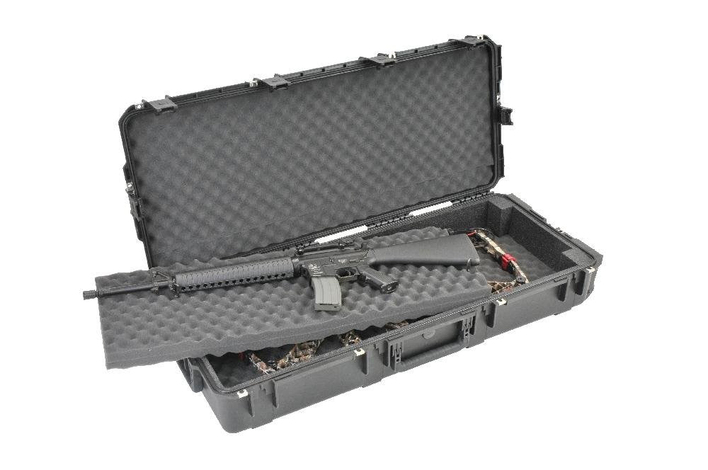 SKB Ultimate Watertight Double Bow Rifle Case Compound Black Hard Foam ...