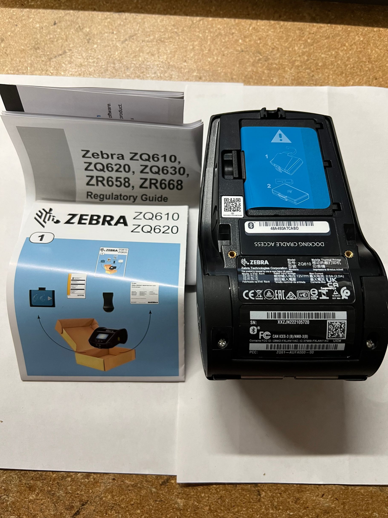 Zebra® ZQ610 Monochrome (Black and White) Direct Thermal Printer ...