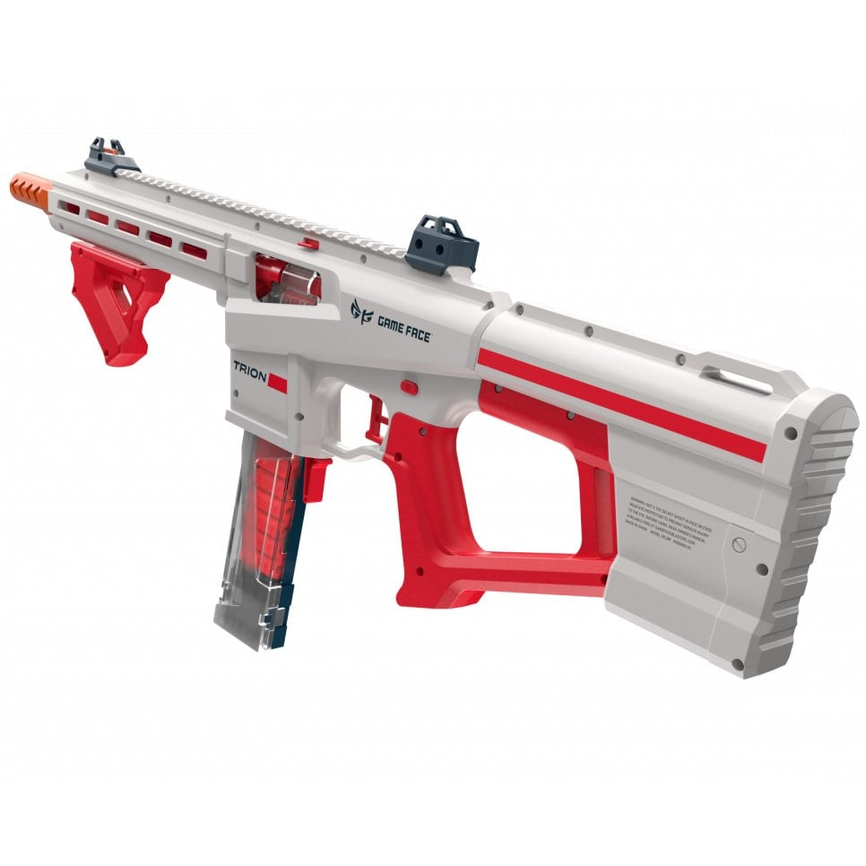 Game Face Trion High Performance, Spring Powered, Foam Dart Blaster -R ...