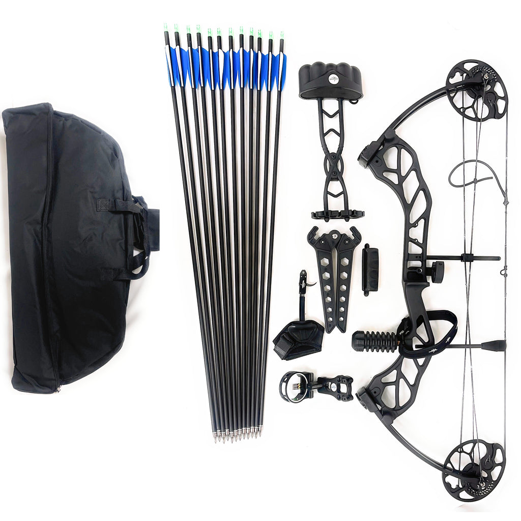 SAS Destroyer II 70Lbs 31" ATA Compound Hunting Bow Package Black - Us ...