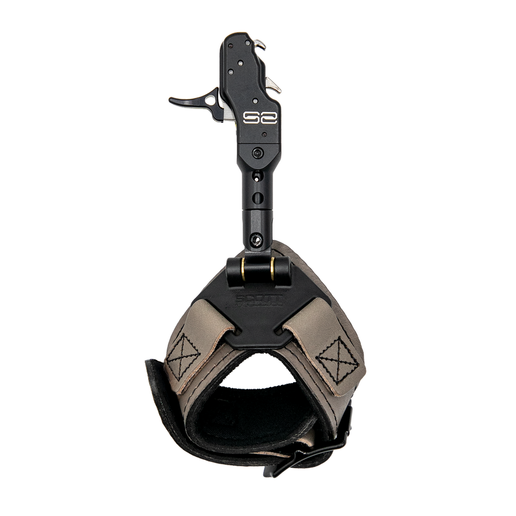 Scott Archery S2 Solid Dual Sear Buckle Strap Bow Release - Black ...