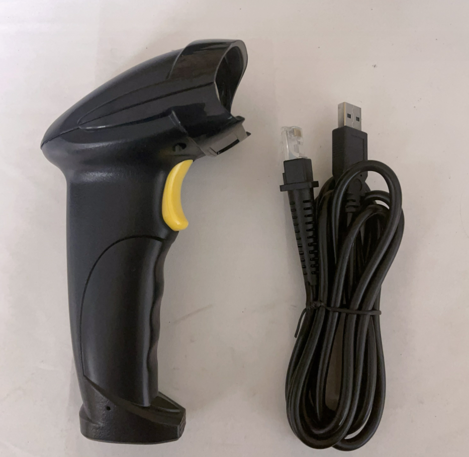 USB Laser Barcode Scanner Wired Handheld Bar Code Scanner Reader - Bla ...