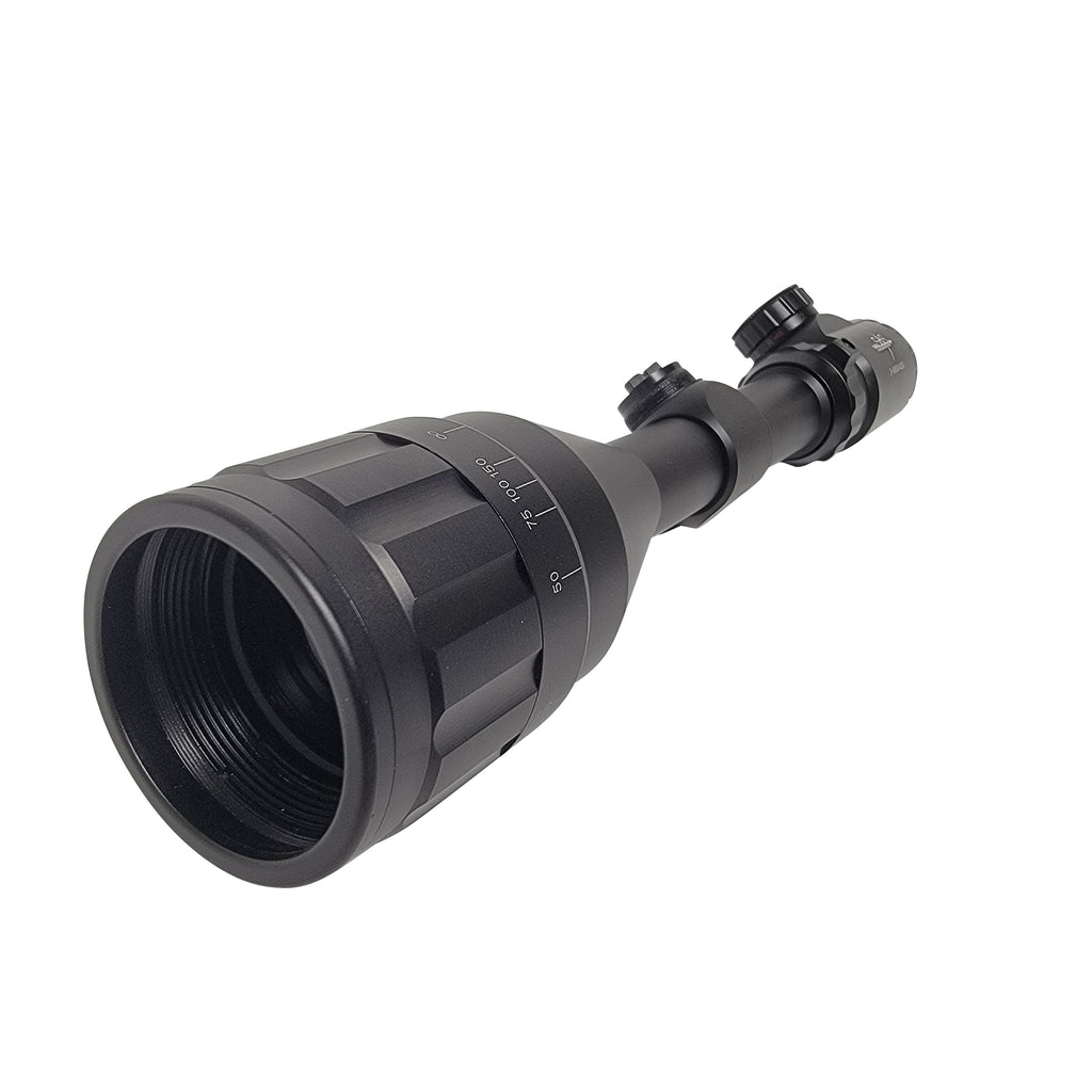 SAS Hunting 3-9x50 AO Red/Green Illuminated Crossbow Scope Rangefinder ...