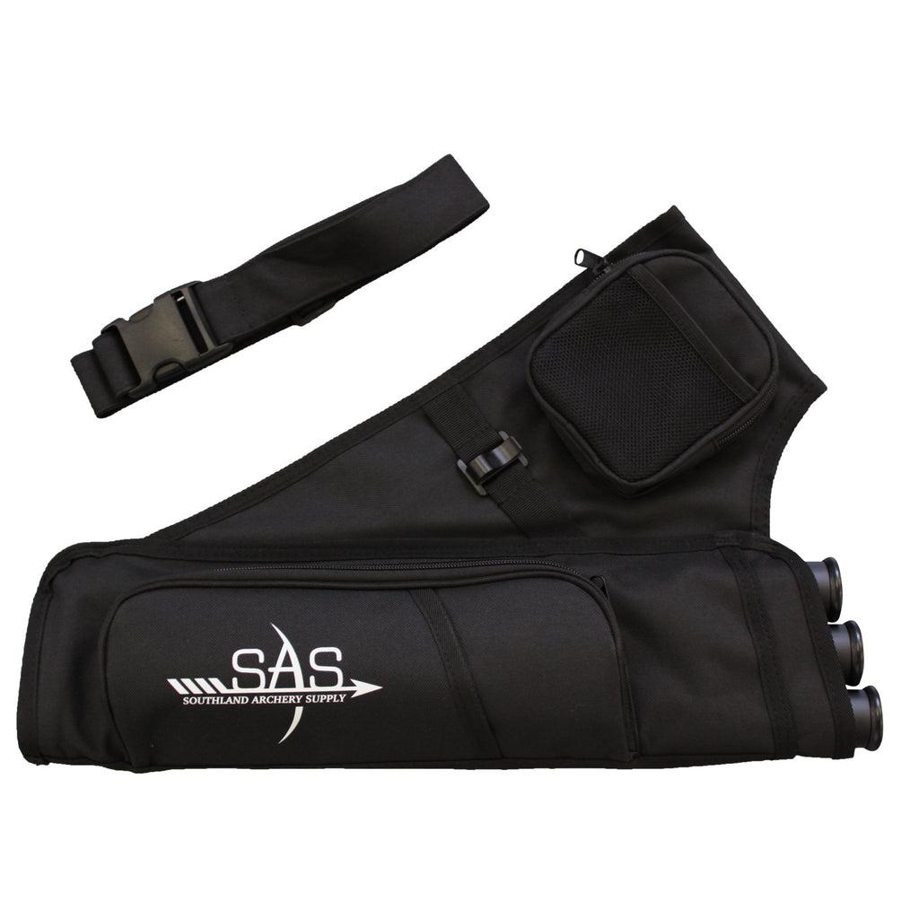 SAS 3 Tube Archery Target Quiver Range With Belt for Target Range Prac ...