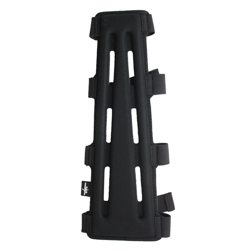 SAS 11.5" Black Long Archery Armguard with 4-Strap Buckles Range Tradi ...