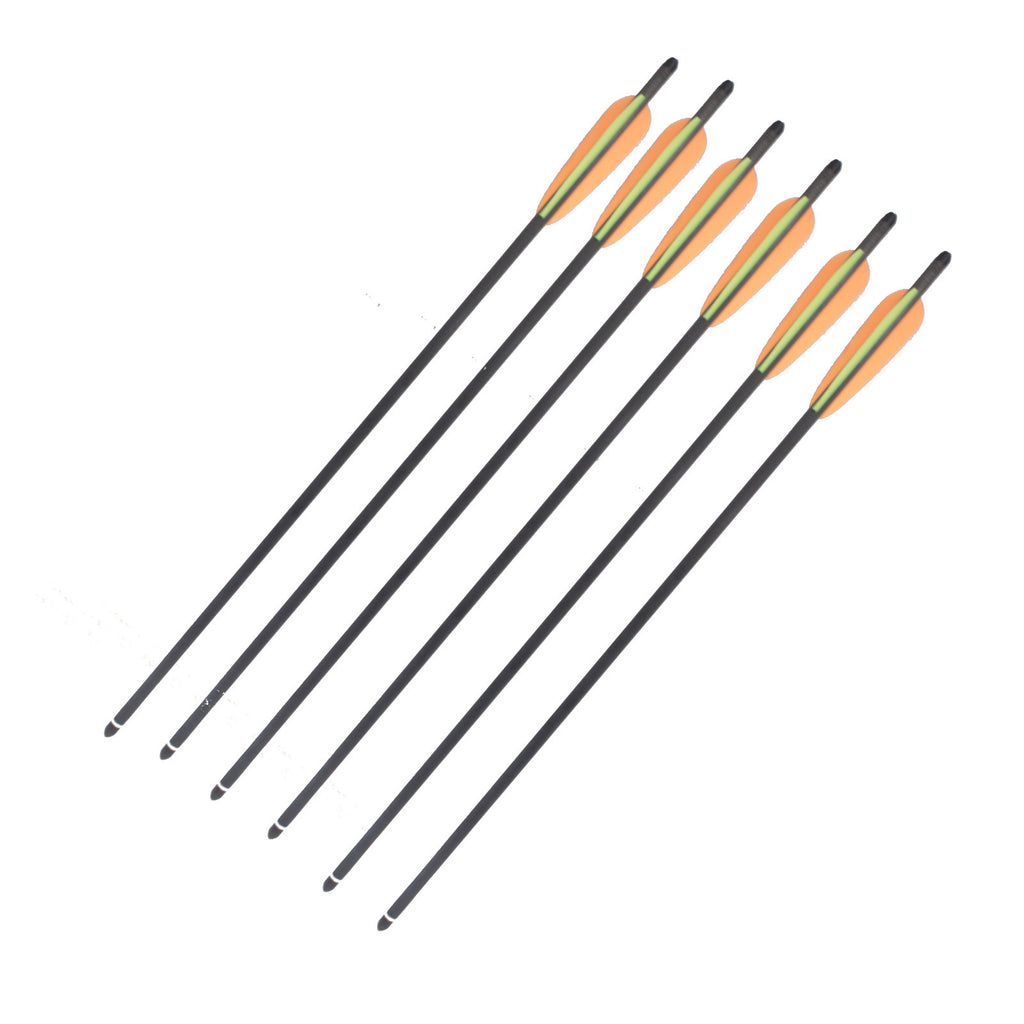SAS Crossbow Carbon Bolts 4" Vanes, Nocks & Points - 6/pack ...