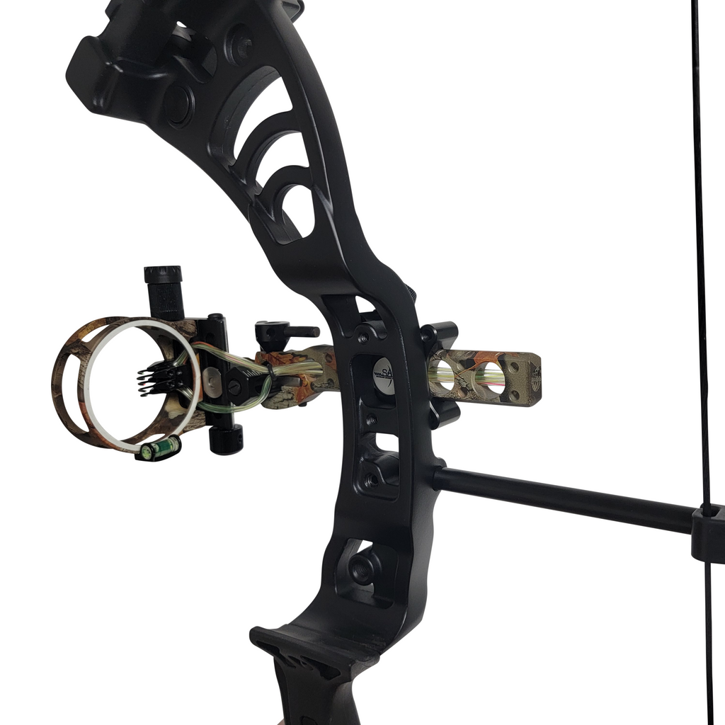SAS Essence 019" Bow Sight with Micro Adjust Detachable Bracket LED Si ...