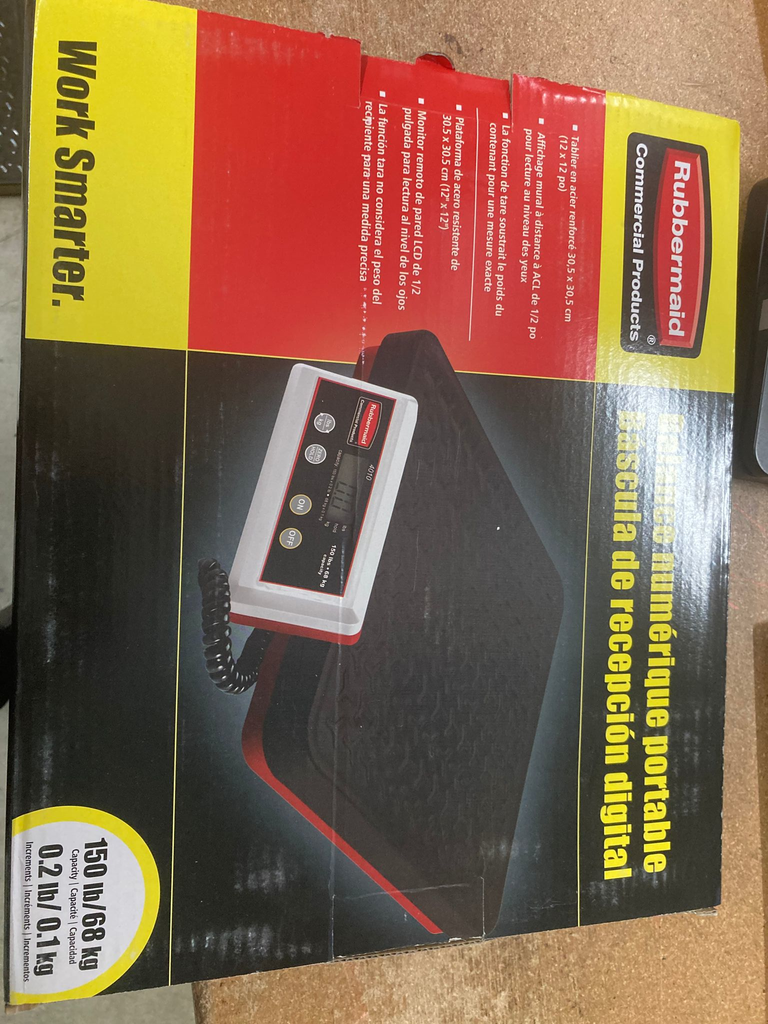 Rubbermaid Commercial Products Digital Food Service Receiving Scale 15 ...