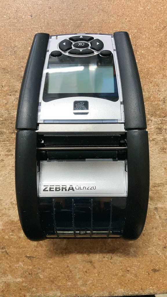 Zebra QLn220 Direct Thermal Printer QH2-AUNA0M00-00 - Power Button Def ...