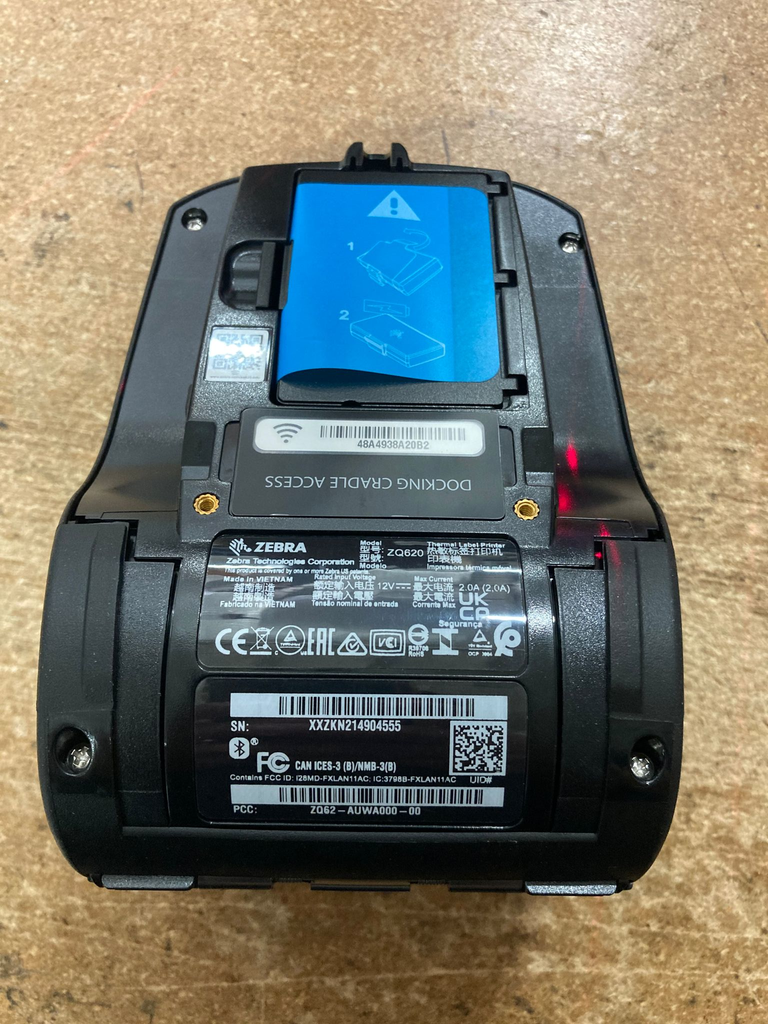 Zebra ZQ620 ZQ62-AUWA0B0-00 Direct Thermal Label Barcode Printer - Ope ...