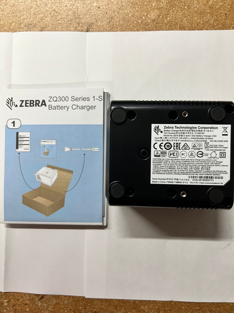 Zebra ZQ300 Series 1-S Battery Charger – Southlandarchery